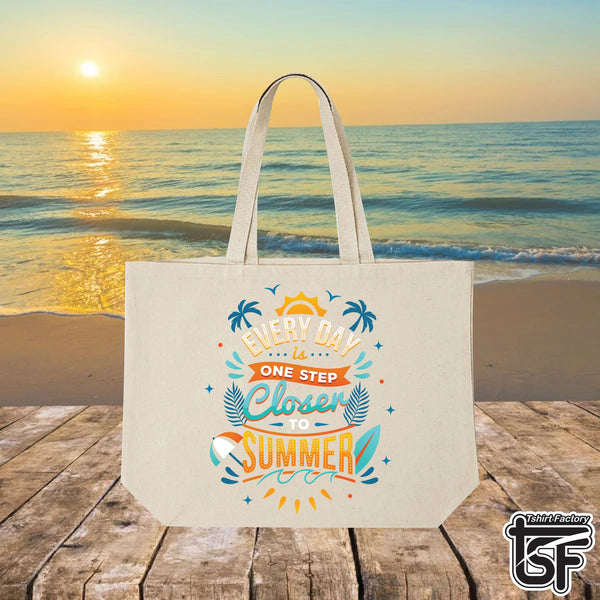 Everyday is One Step Closer Tote Bag Design – TshirtFactory